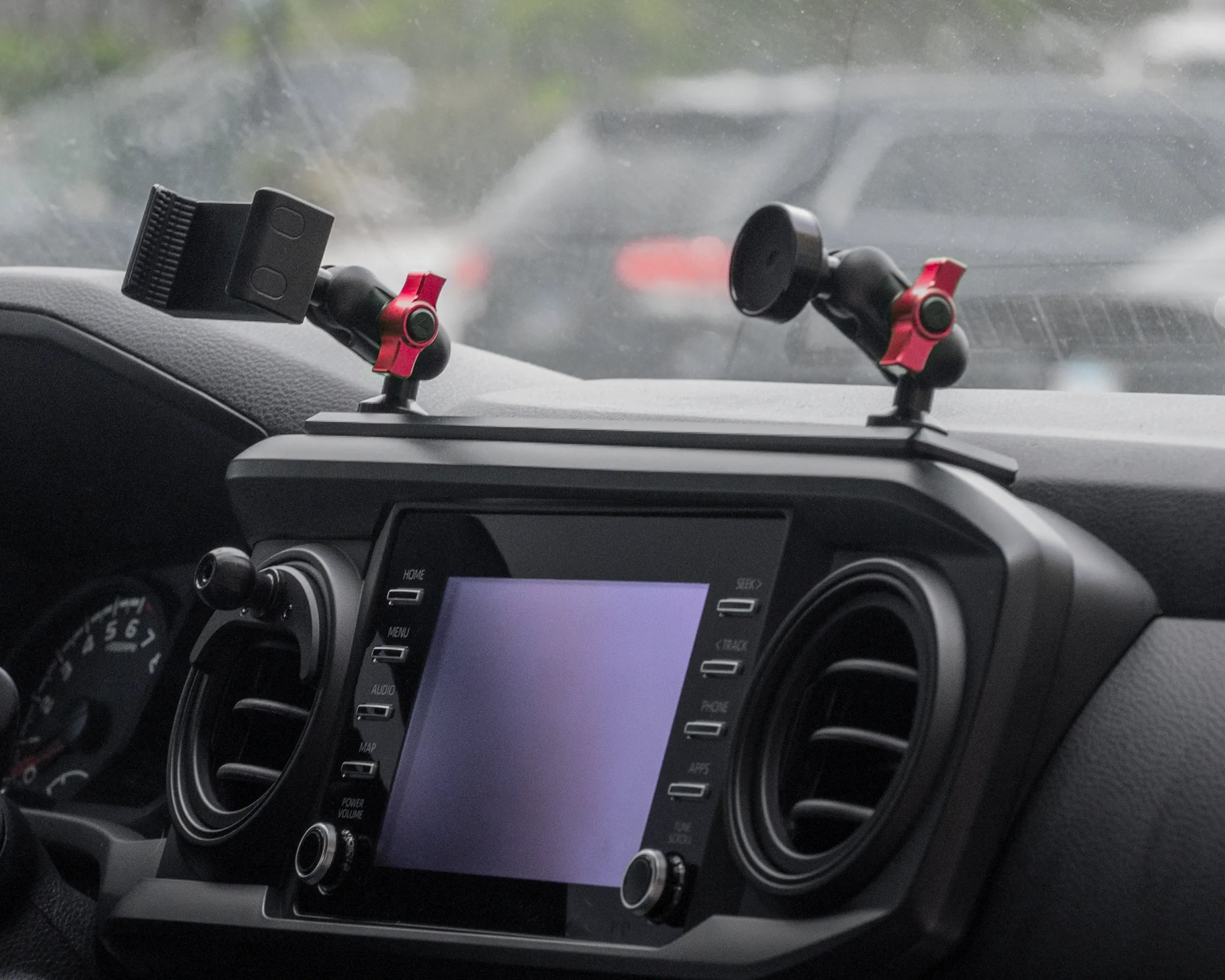 Tacoma Slim Track Dash Mount - Phone, Tablet, and CB Mic Holder Kits ...
