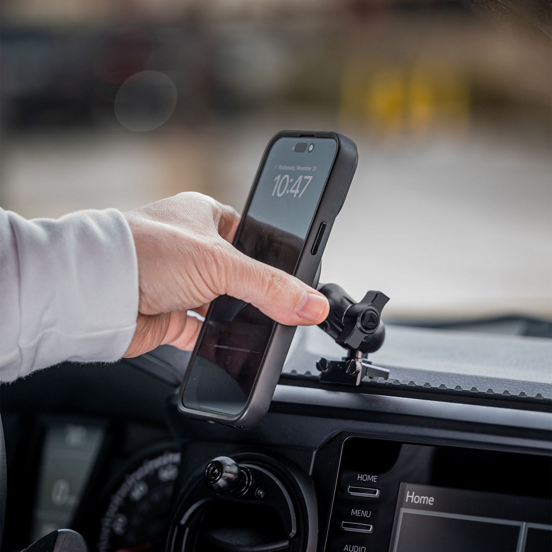 Tacoma Phone Mount With Dash Bracket | Assault Track – Tackform