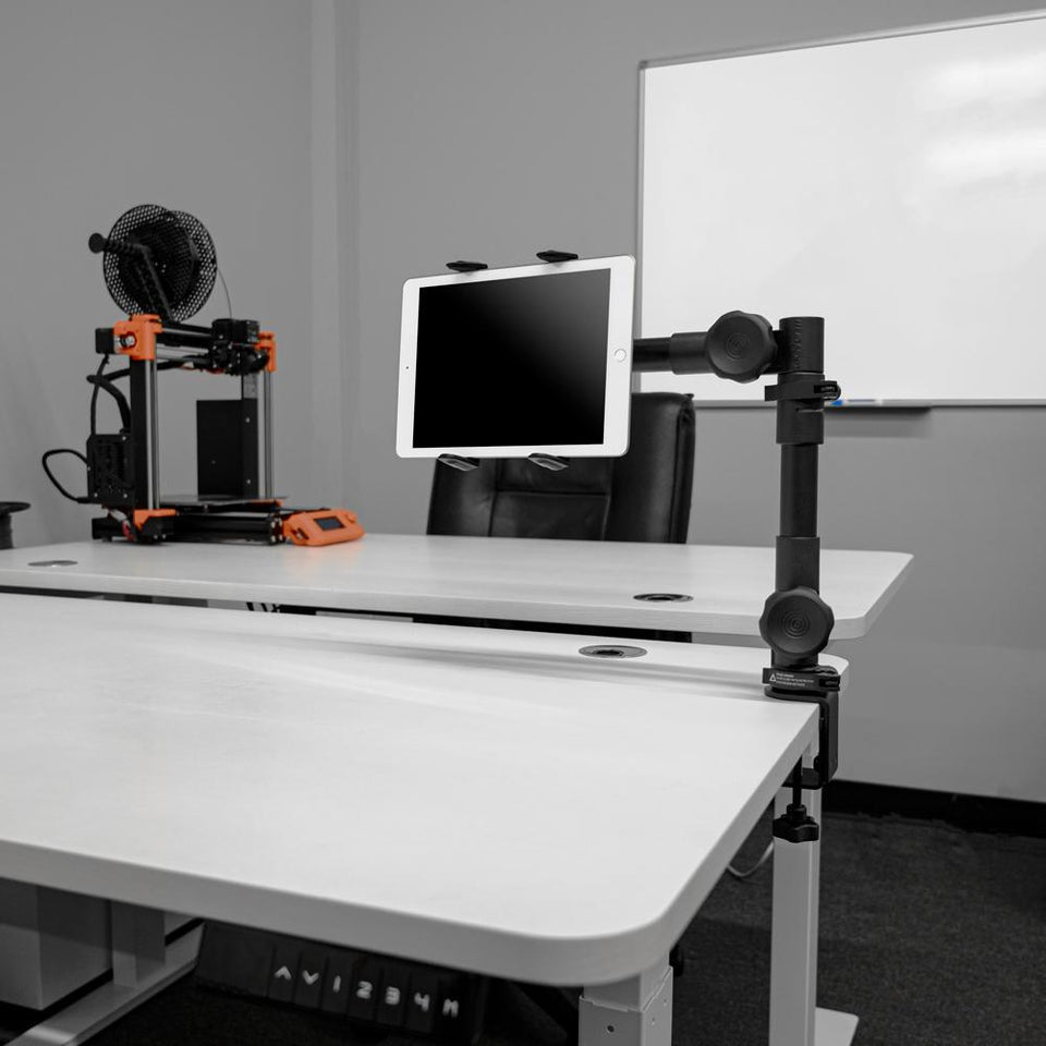 Heavy Duty Table Clamp Mount | 20"-24" Aluminum Telescoping Arm | Tabl ...