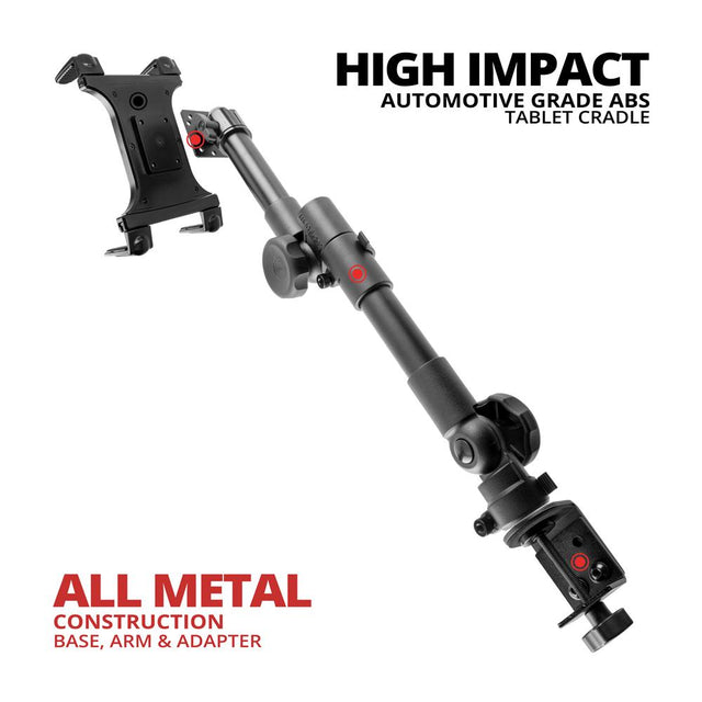 Heavy Duty Table Clamp Mount | 20"-24" Aluminum Telescoping Arm | Tabl ...