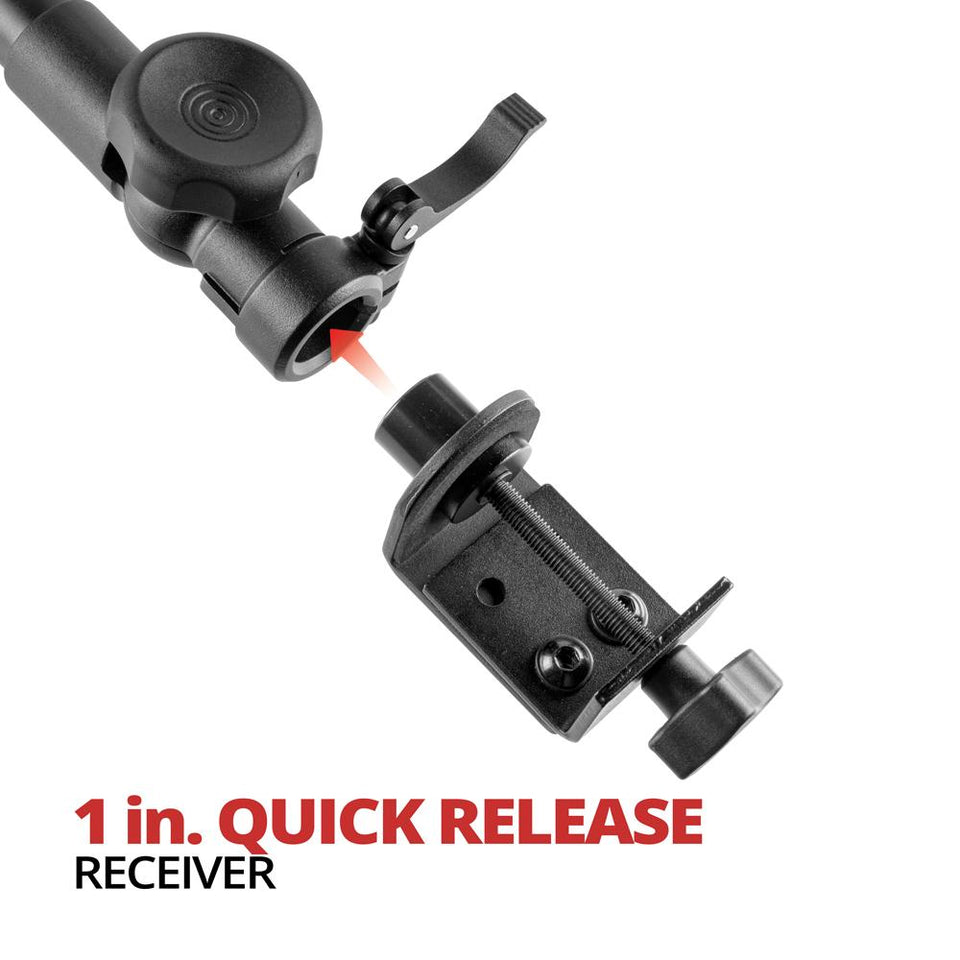 Heavy Duty Table Clamp Mount | 20"-24" Aluminum Telescoping Arm | Tabl ...