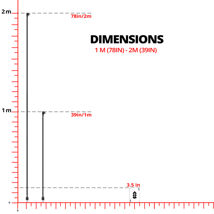 Tackform Right Angle Braided Charging Cable | Lightning iOS Devices