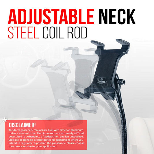 Tablet Mount For Truck | Industrial 28 Inch Flexible Steel Coil – Tackform
